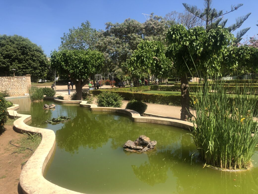El parque de Torrecremada en Dénia