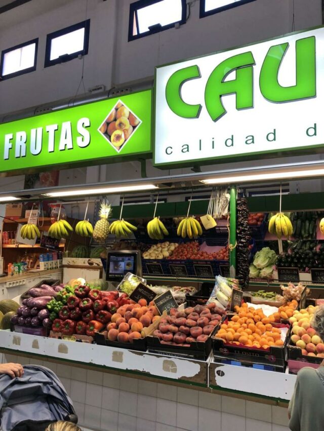 The municipal market of Denia