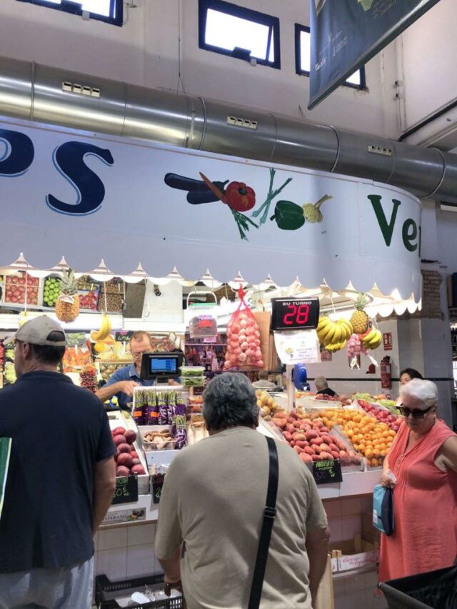 The municipal market of Denia