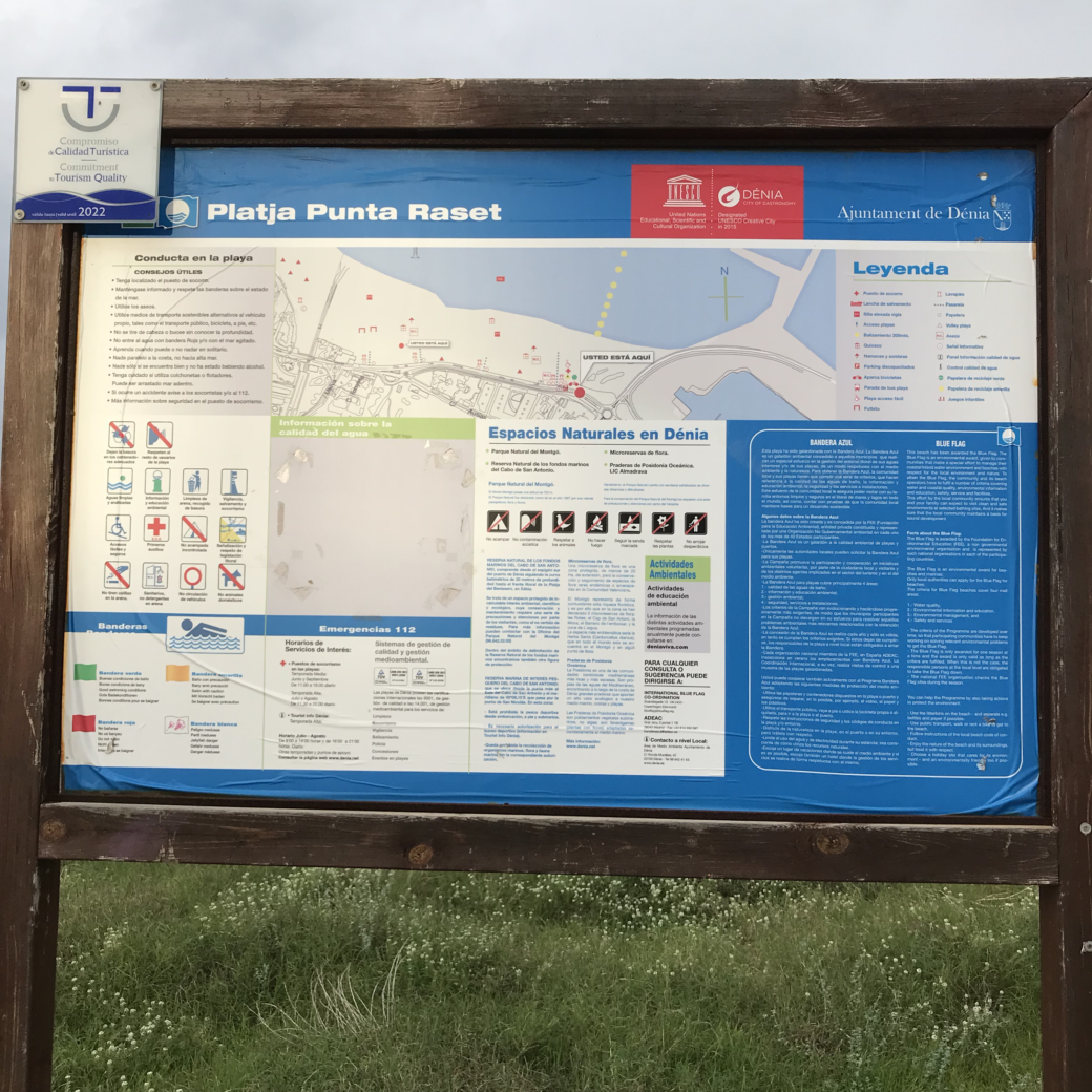 Playa Punta del Raset en Dénia